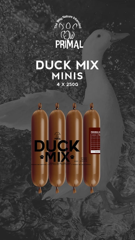 Duck Mix Minis 1kg - Primal Raw